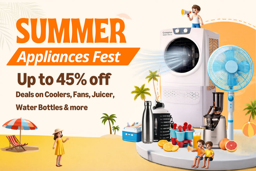 Amazon Summer Appliances Fest - Up to 45% Off on Coolers, Fans, Juicer ...