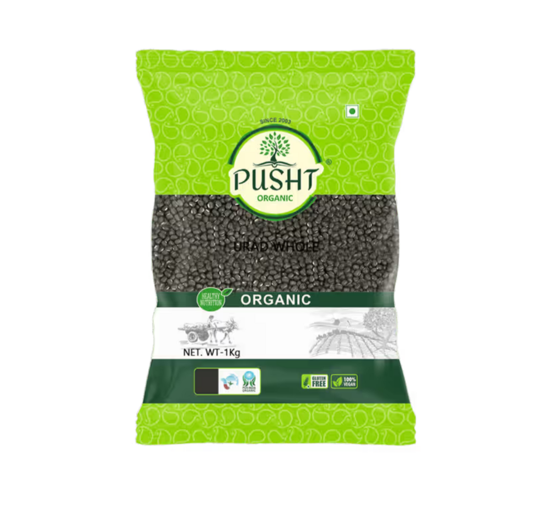 Instamart - Pusht Organic Urad Whole 1kg(location specific) | Desidime
