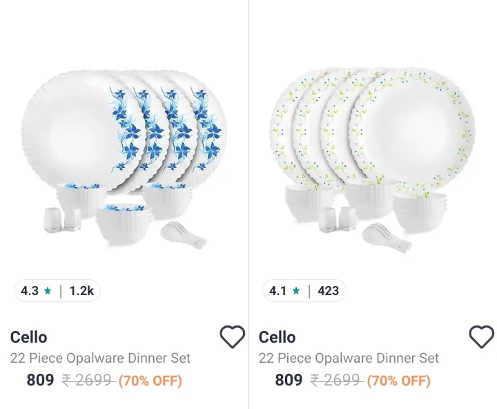 Cello Dinner Sets - Upto 70% OFF | Desidime