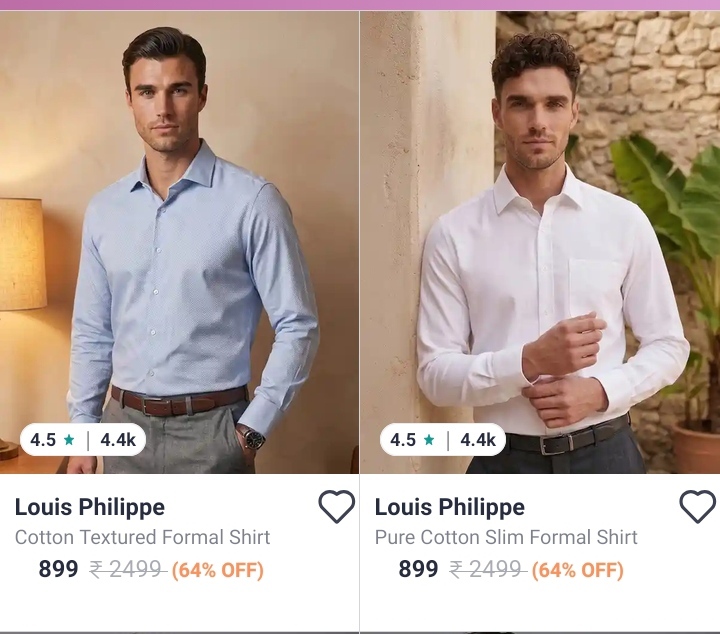 Myntra Louis Philippe Men's Clothing | Up to 64% OFF | Desidime