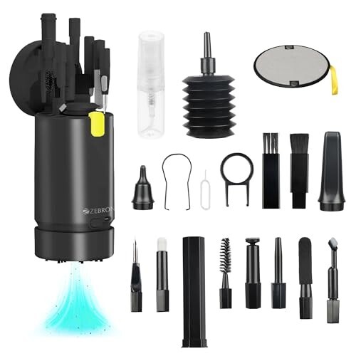 ZEBRONICS CK500 21-in-1 Multipurpose Cleaner kit, Vacuum Cleaner, for ...