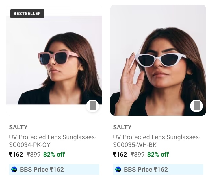 AJIO: Sunglasses Up to 82%+ Off, Starting ₹162 | Desidime