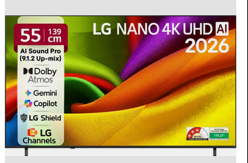 LG AI NANO (55 Inch) 4K Ultra HD Smart TV at 42,940 | Desidime