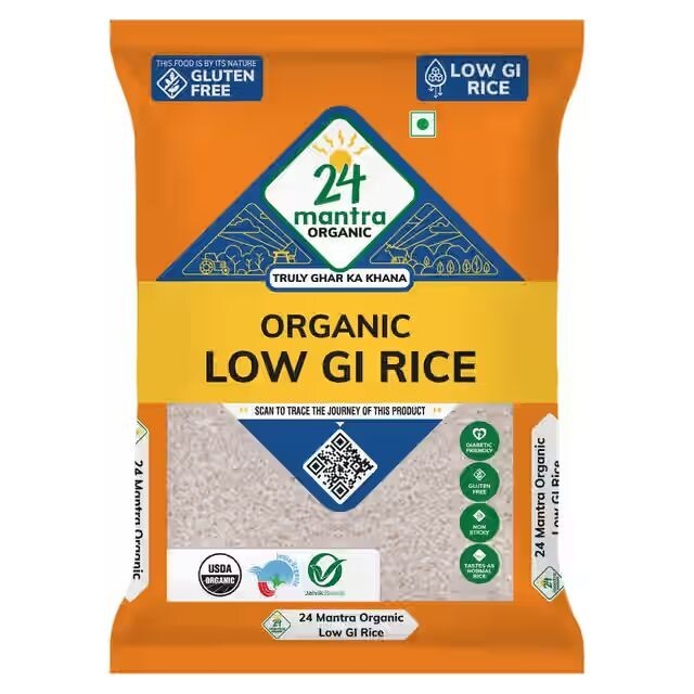 Zepto - 24 Mantra Organic Low Gi Rice 5kg (location specific) | Desidime