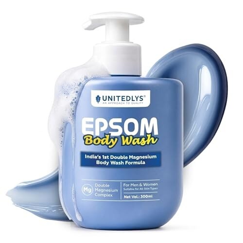 UNITEDLYS Epsom Salt Body Wash | India's 1st Double Magnesium Body Wash ...