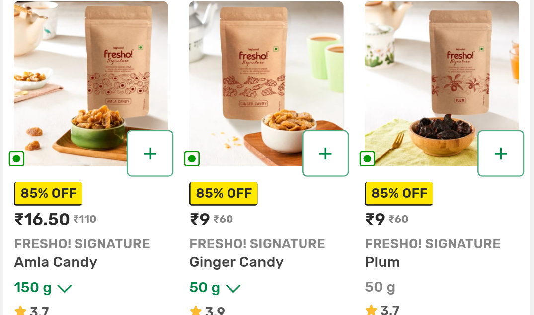 BB : Fresho Signature Dry Fruits & Candy– Flat 85% OFF | Desidime