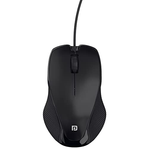 Portronics Toad 101 Wired Optical Mouse with 1200 DPI (Black) | Desidime