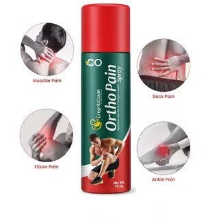 Ortho Pain Spray with Oil of Wintergreen Menthol, Rapid Effective ...