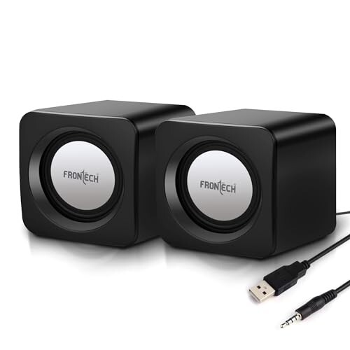 FRONTECH 2.0 Multimedia Speakers with USB Power, AUX Connectivity ...