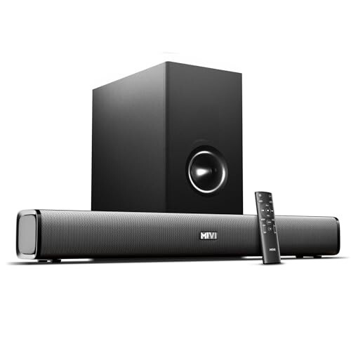 Mivi Nex 150 Soundbar with Subwoofer | 150W Home Theater Speaker | 2.1 ...