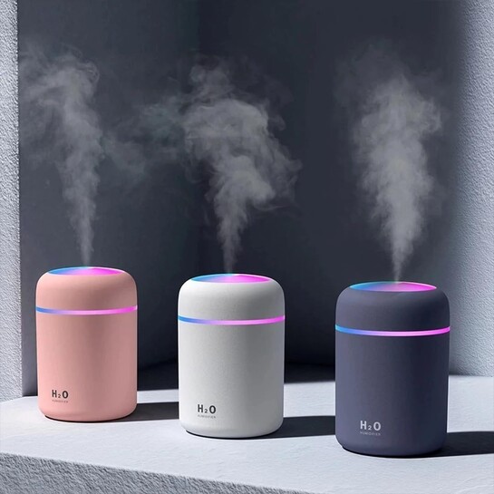 H2O Diffuser with Colorful LED Lights for Home Office & Small Rooms ...