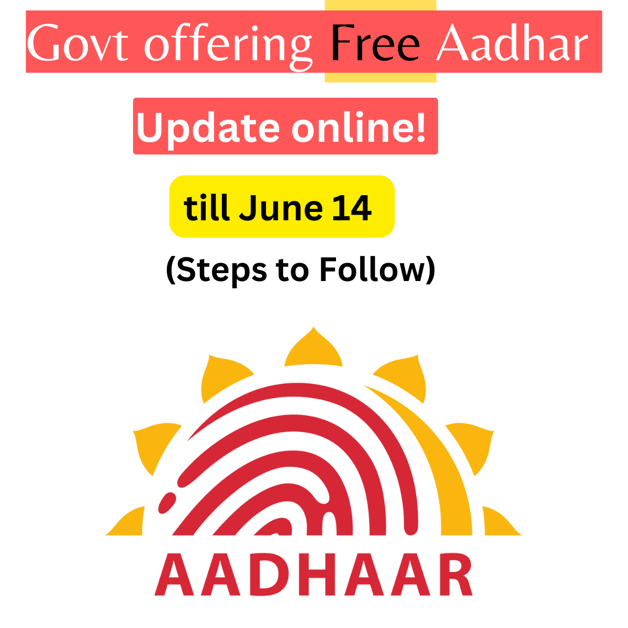 Govt offering Free Aadhar Update online till June 14: Steps to Follow | DesiDime