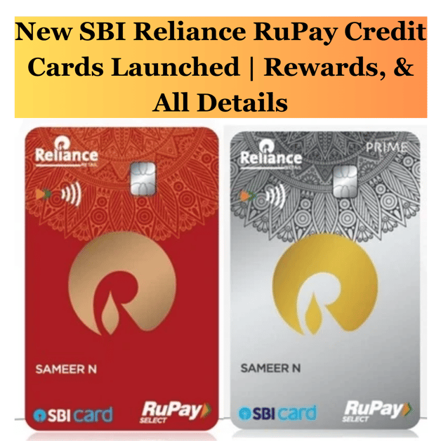 New SBI Reliance Credit Cards Launched | Rewards, & All Details | DesiDime