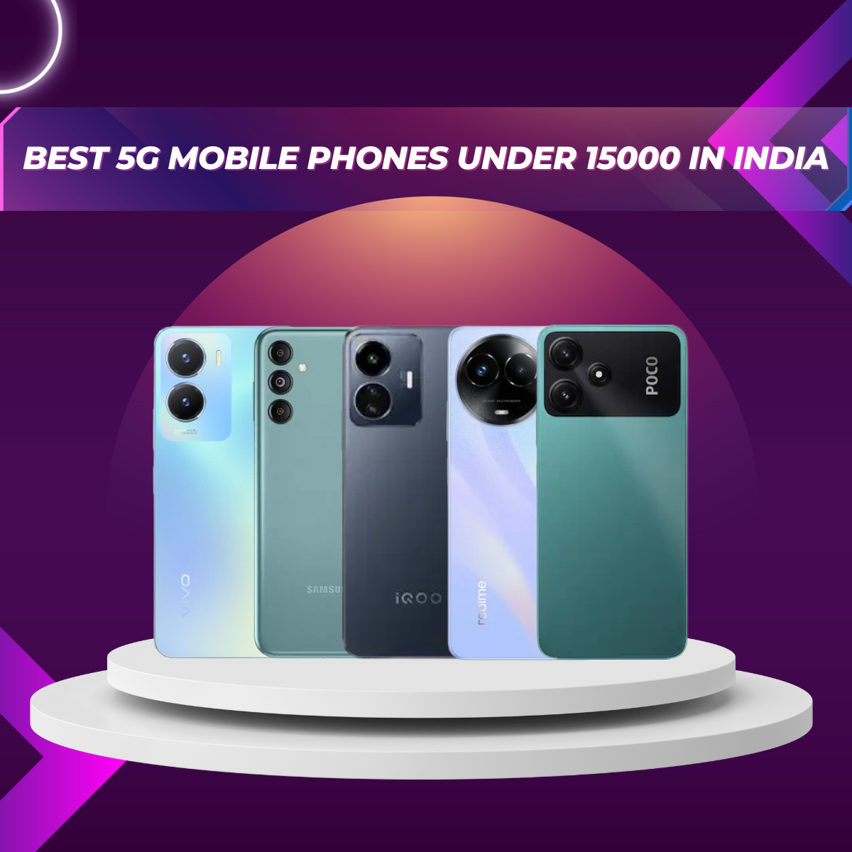 Best 5G Mobile Phones under 15000 in India | DesiDime