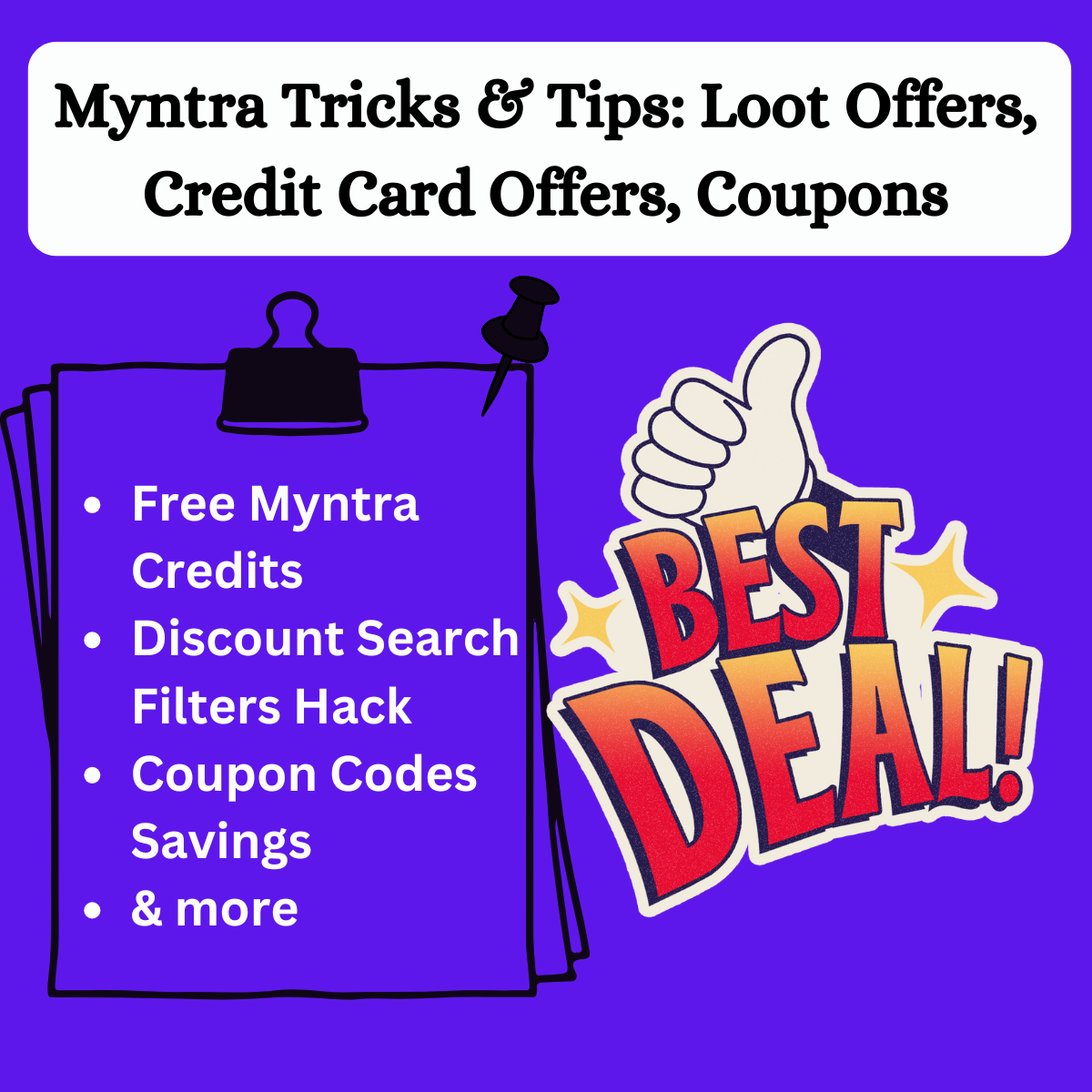 12 Myntra Tricks & Tips: Loot Offers, Credit Card Offers, Coupons ...