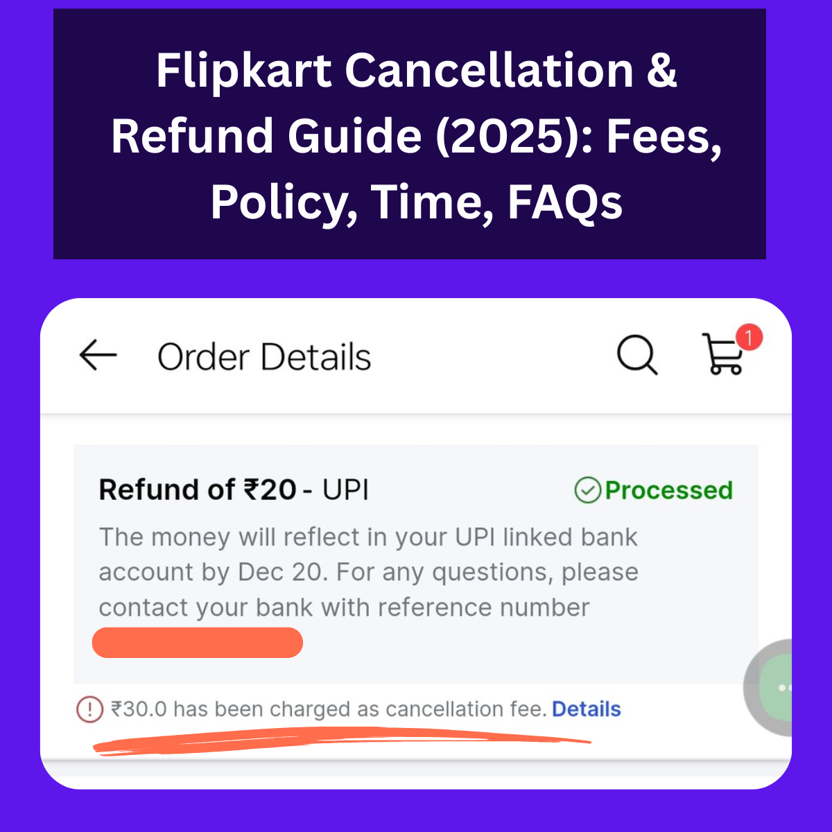 Flipkart Cancellation & Refund Guide (2025): Fees, Policy, Time, FAQs ...