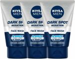 NIVEA MEN Dark Spot Reduction Face Wash 100 g (Pack of 3) | DesiDime