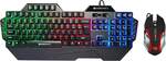 ZEBRONICS Optimus Gaming Keyboard & Mouse Combo, Braided Cable, Gold ...