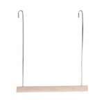 Western Era Playful Natural Perch Wood Perch Swing Toy Cage Hanging ...