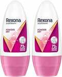 Rexona Powder Dry Underarm Floral Roll On Deodorant + Antiperspirant ...