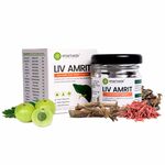 Smartveda Liv Amrit - Ayurvedic Liver Detox Supplement 60 Tablets, 238 ...