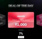 Zomato Gift Card at 7% discount - Cred | DesiDime