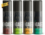 (Pack of 4) ENGAGE Deo Combo For Men 50mlx 4 | Deo For Men| Long ...