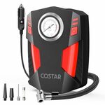 COSTAR Tyre Inflator, 150 PSI Air Pump for Car Tyre, 12V DC Electric ...