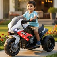 Toyzone Urban Ranger Mini Electric Bike (Red) | 6V Rechargeable Bike for Kids with 4.5Ah Battery ...