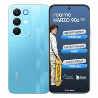 realme NARZO 90x 5G (Flash Blue,6GB+128GB) | 7000mAh + 60W Biggest ...