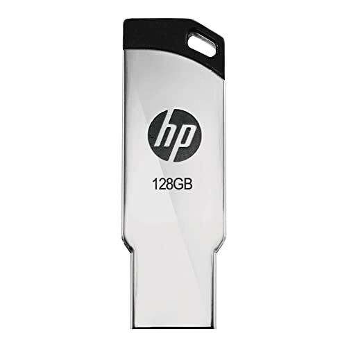 HP v236w 128GB USB 2.0 Flash Drive/Pen Drive, Metal Silver | Desidime