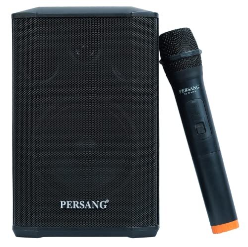 PERSANG Soundbox 2.0 Portable Speaker with UHF Wireless Microphone ...