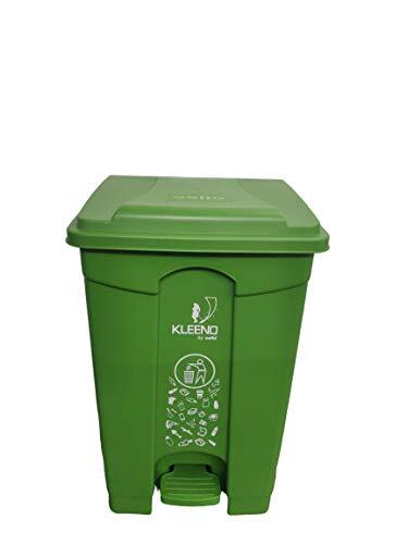 Cello Plastic Step-On Pedal Dustbin 60 Ltr Parent (Green) | Desidime
