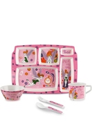 Cello Kidzbee Pentameal Tinker Bell Melamine Meal Set for Kids, Set of ...